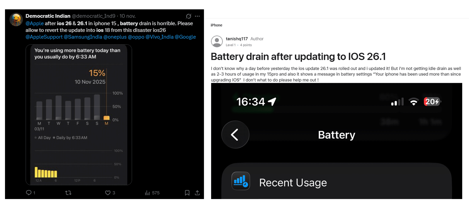 Ne mets pas à jour ton iPhone vers iOS 26.1, ta batterie risque d'en ...